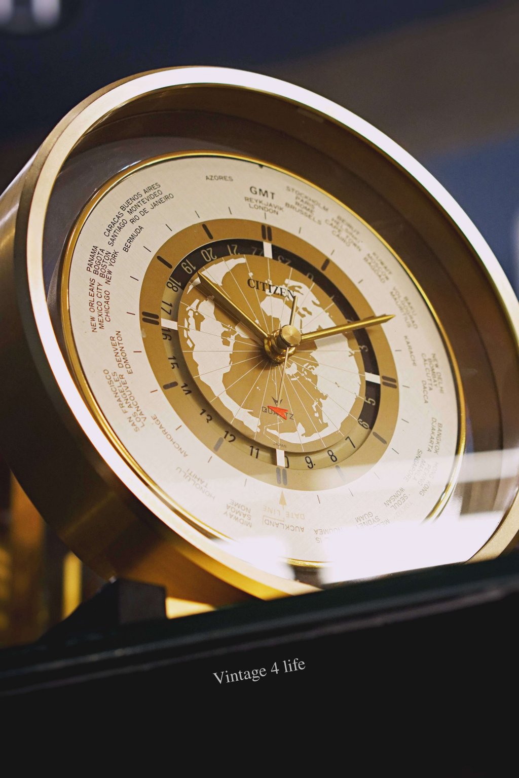 CITIZEN World Time Table Clock - Vintage 4 life
